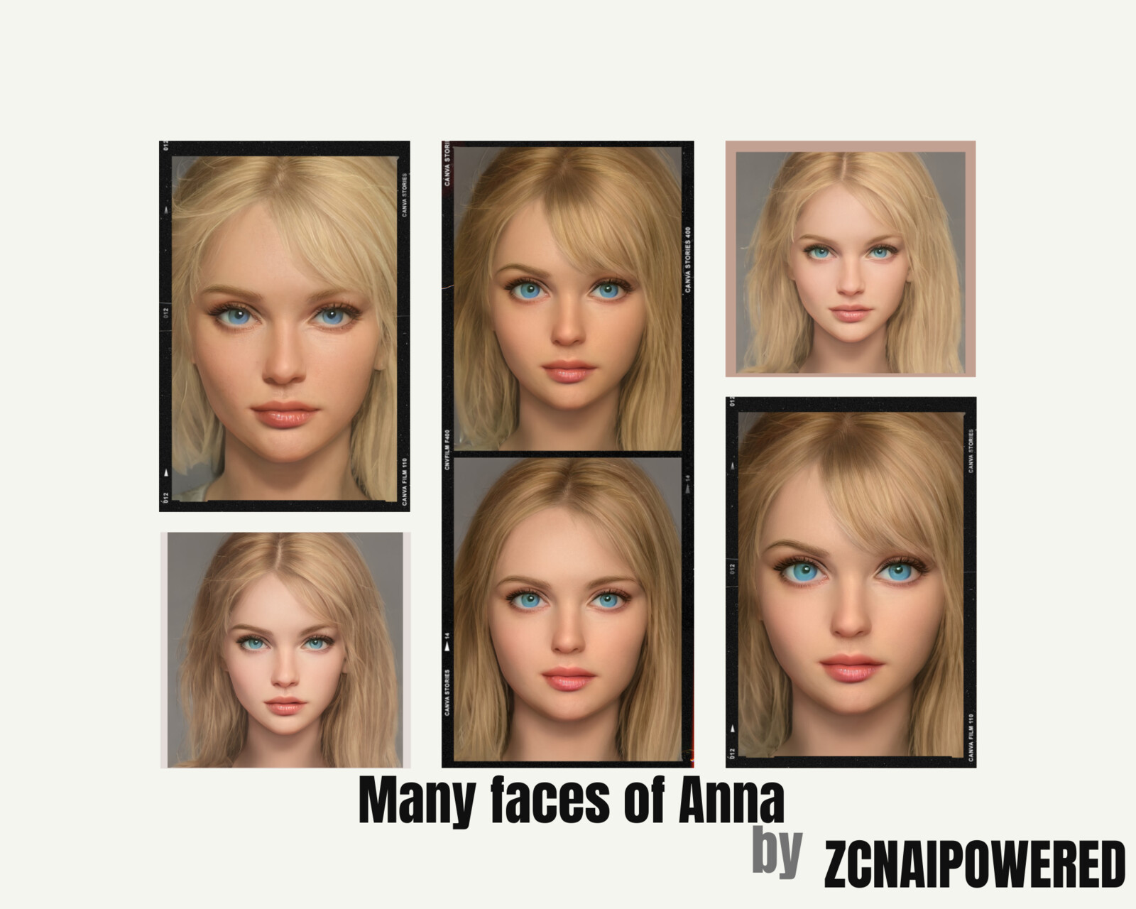 Zcnai Powered - Many faces of Anna