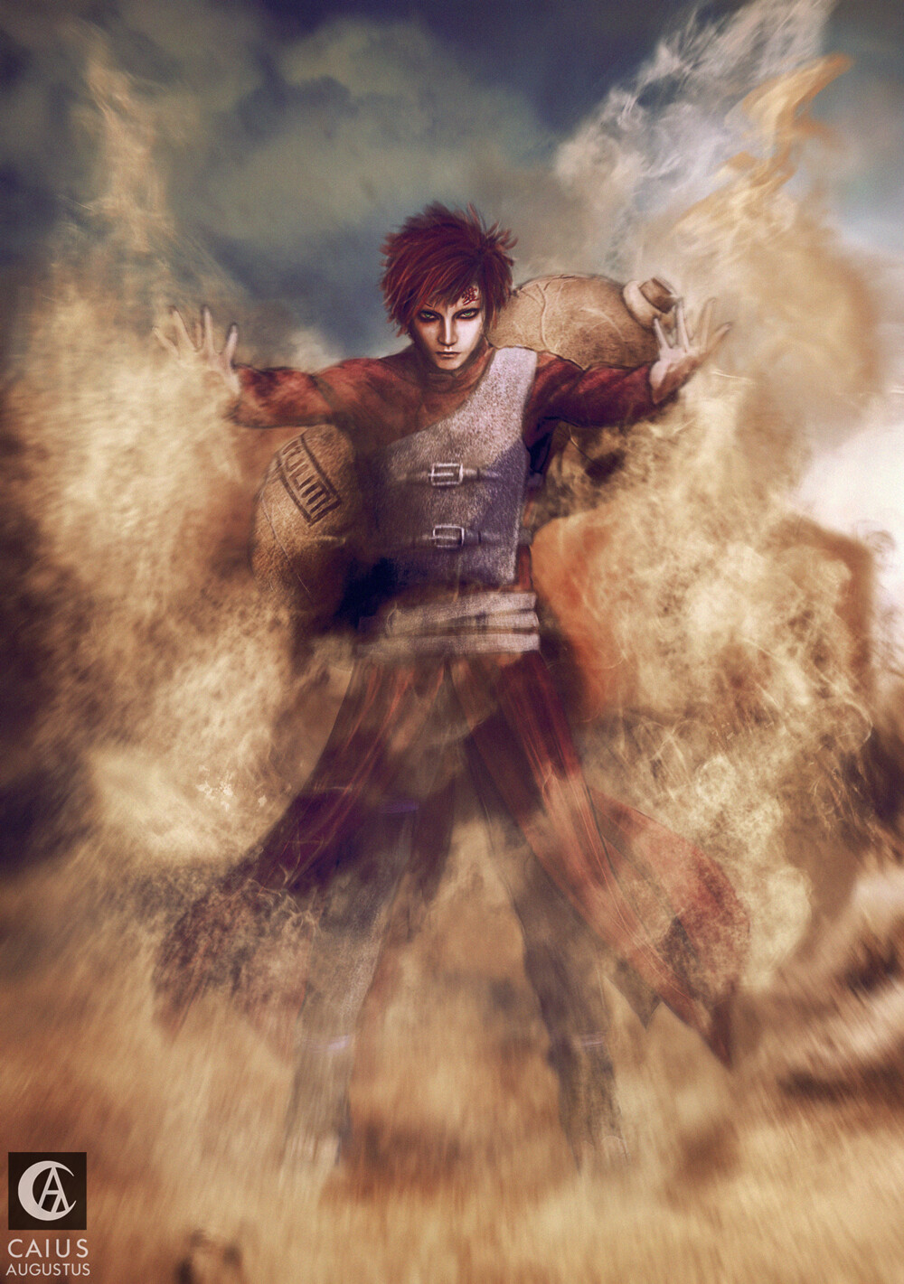 ArtStation - Gaara Hiper Realism Drawing