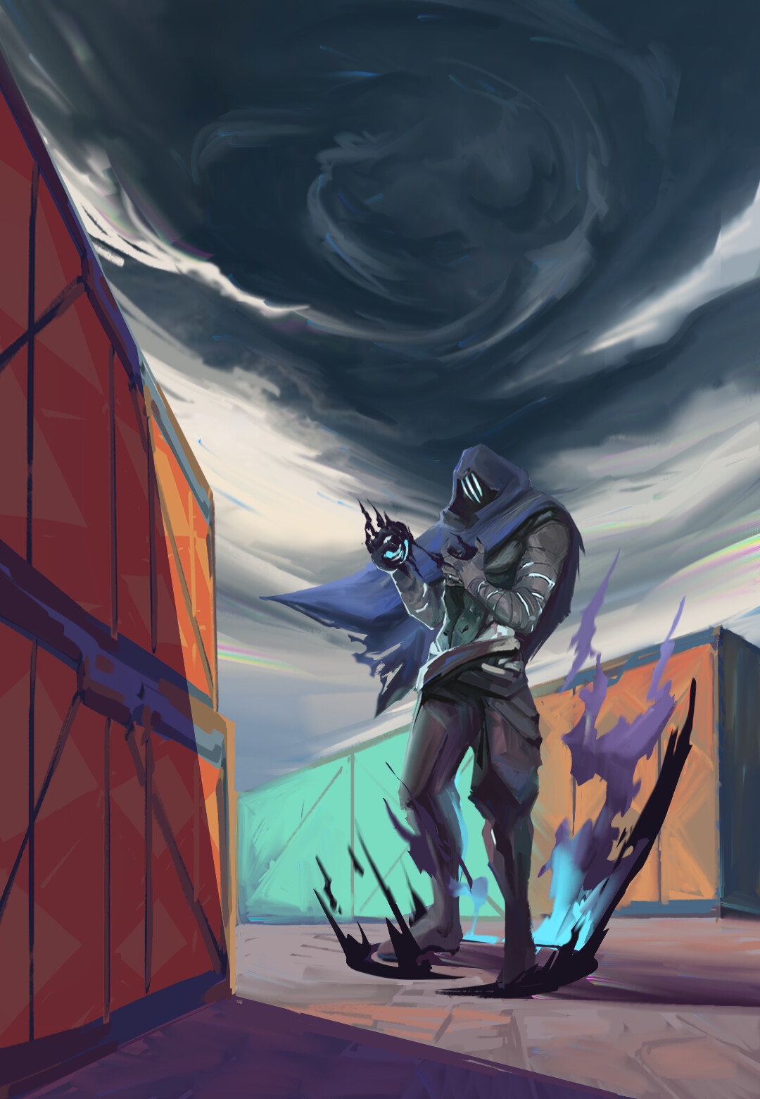 ArtStation - Omen Valorant fanart