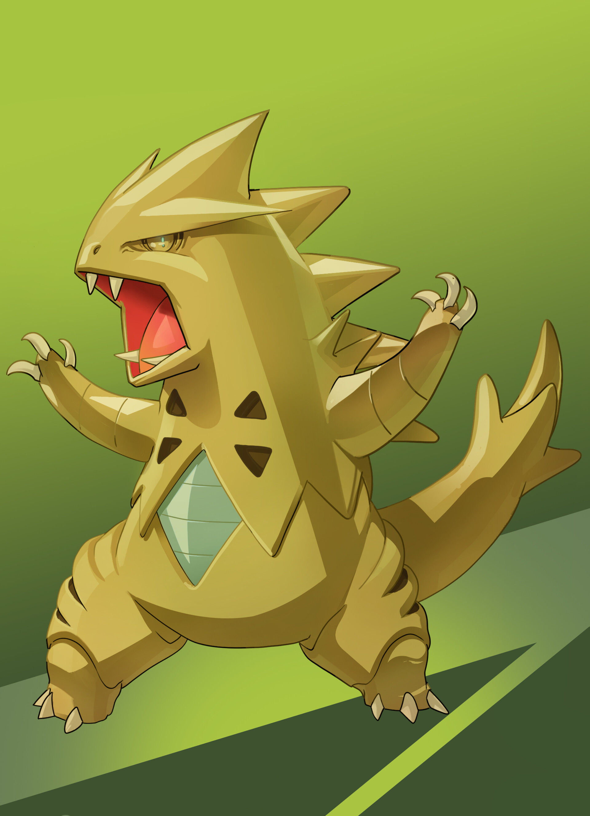 ArtStation - fanart tyranitar