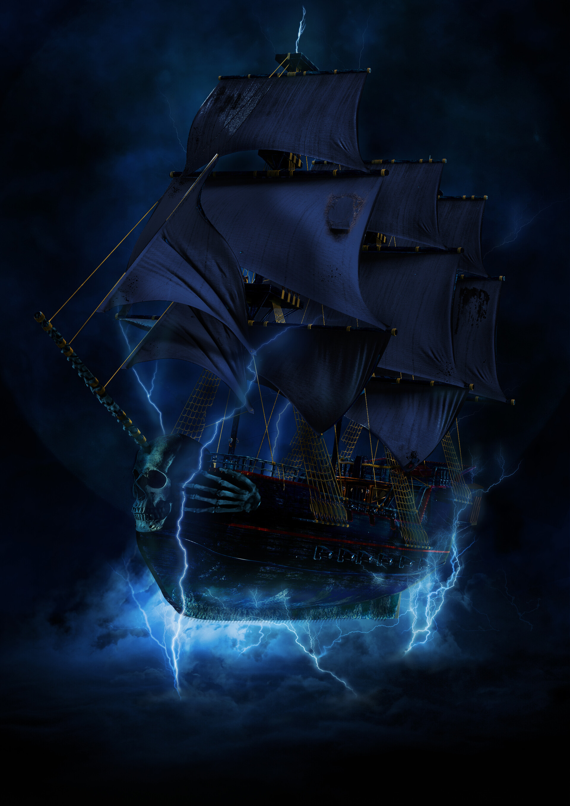 ArtStation - SKY GHOST SHIP