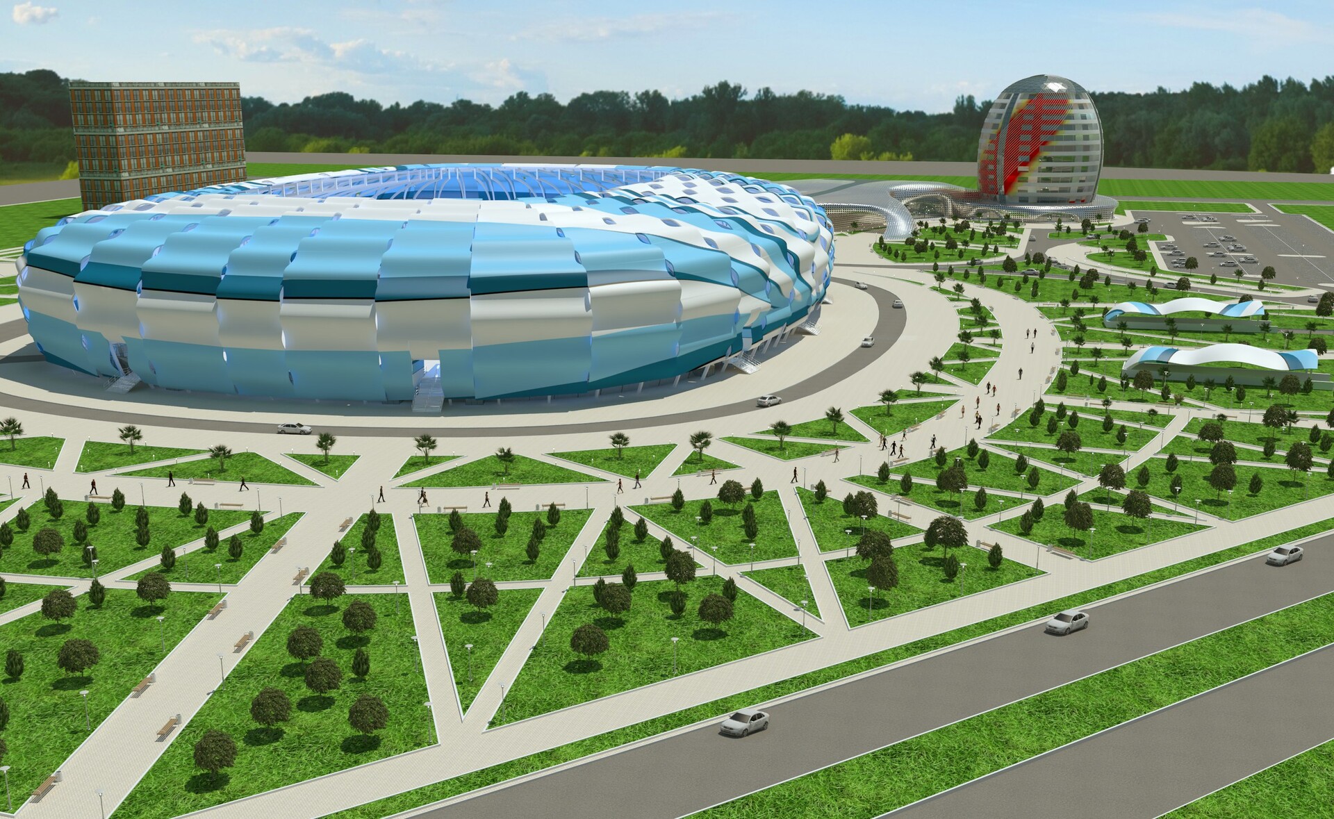 ArtStation - Stadium (3ds Max, V-Ray)