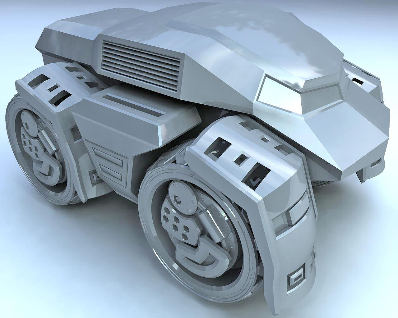 ArtStation - Car tank (Maya)