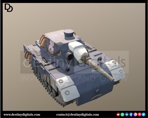 ArtStation - 3D Tank model