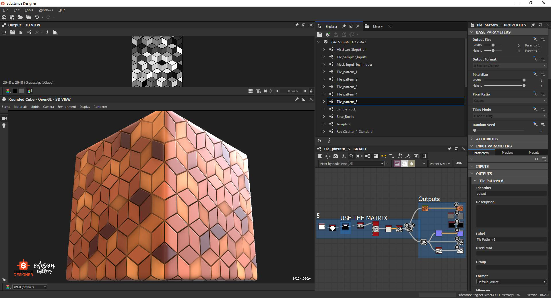 Edison - Learning Substance Designer (The Early Days)