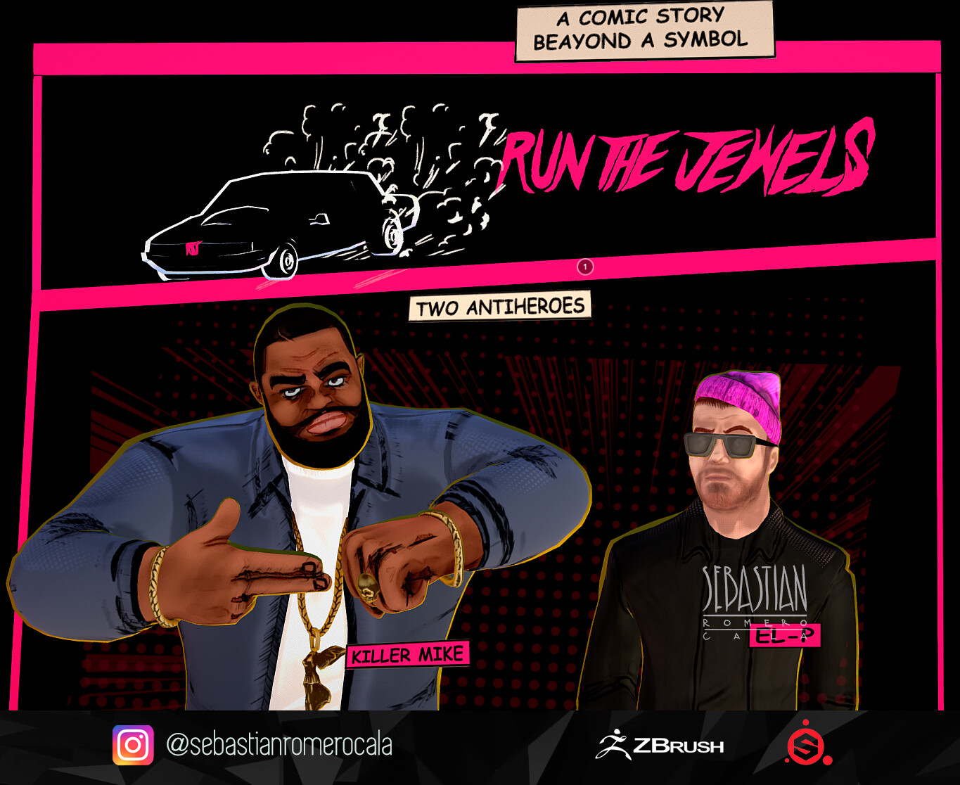 Sebastian Romero C - Run The Jewels Comic