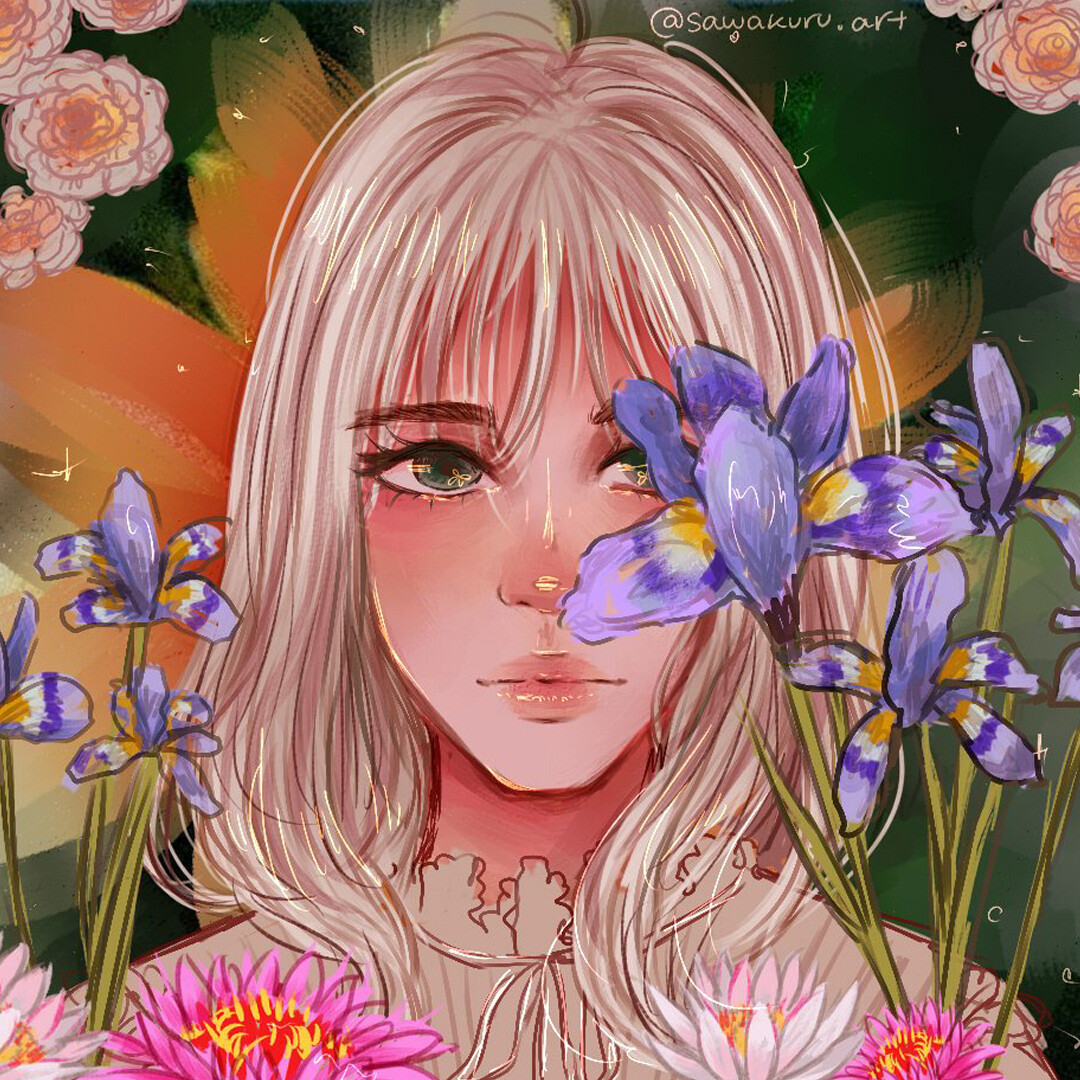 ArtStation - roses lotus