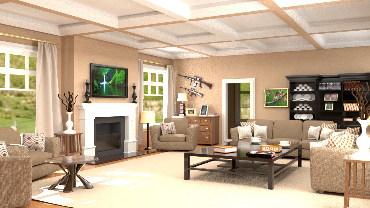 ArtStation - Room Interior