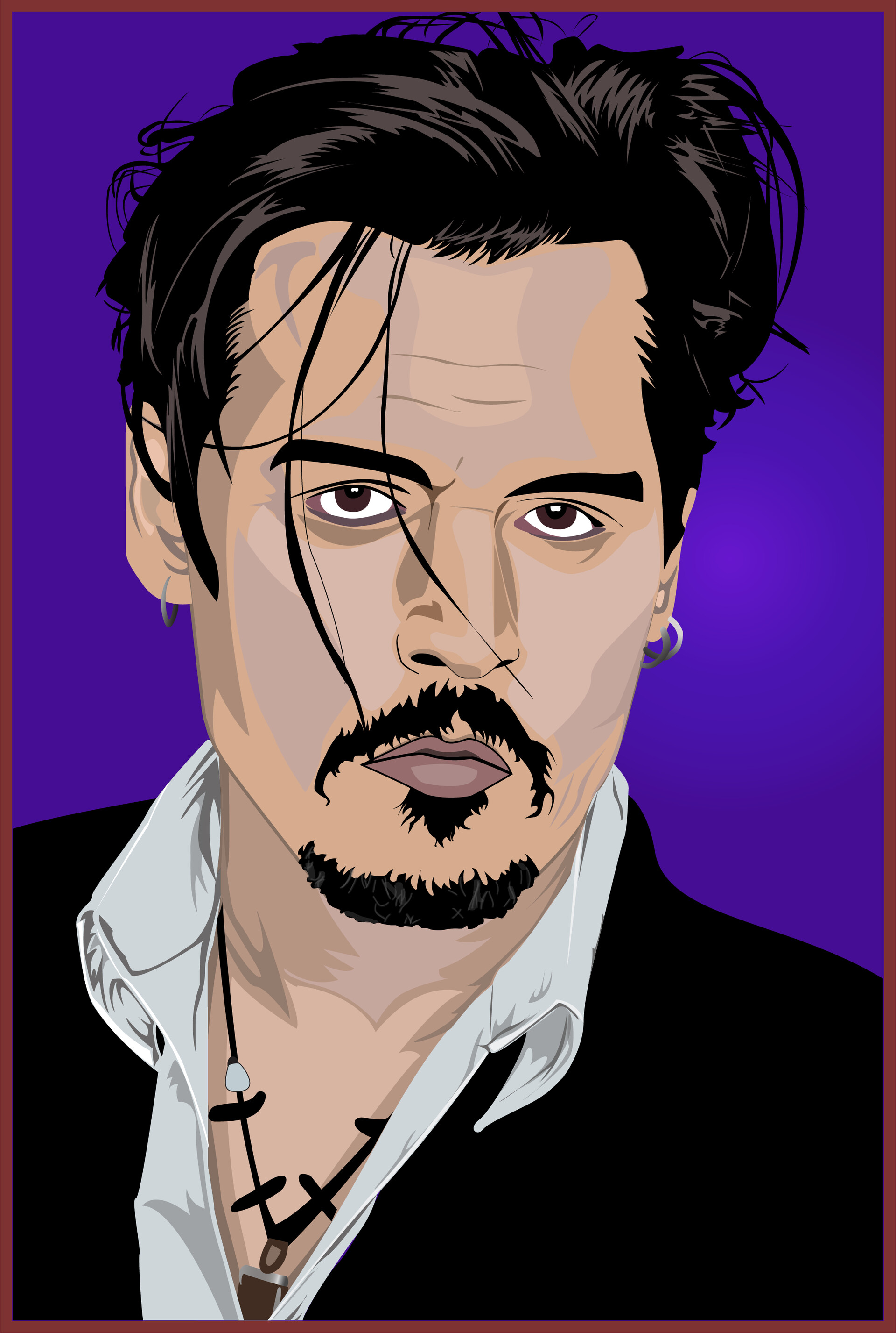ArtStation - Illustration (Johhny Depp Portrait)