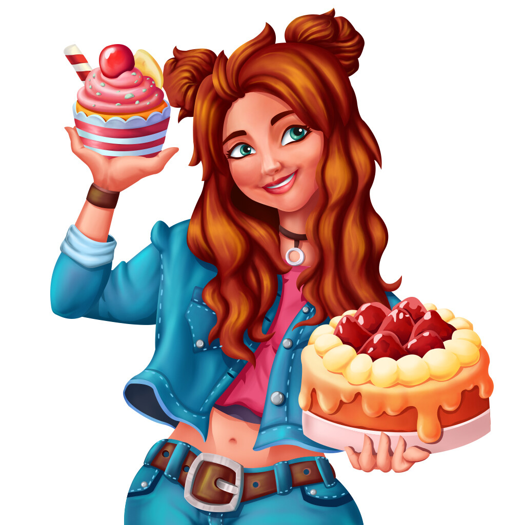 ArtStation - Bakery Game Poster Design.