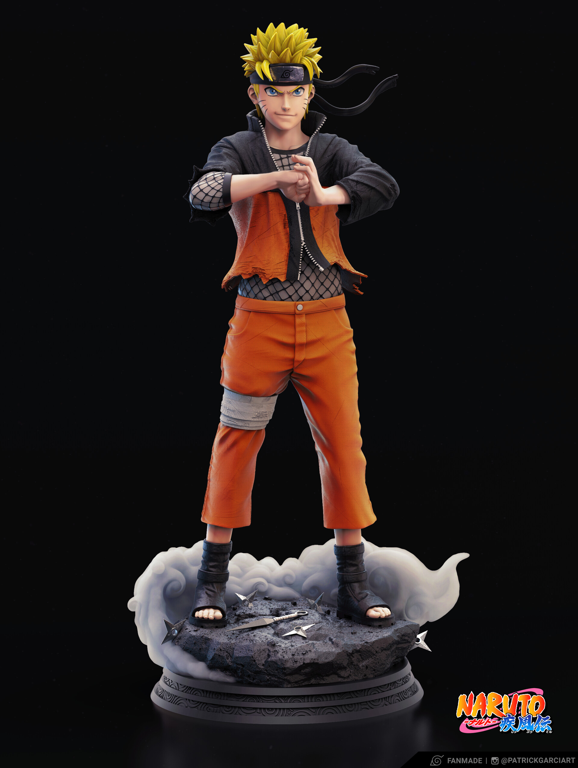 Patrick Garcia - Naruto Shippuden - Fanmade statue