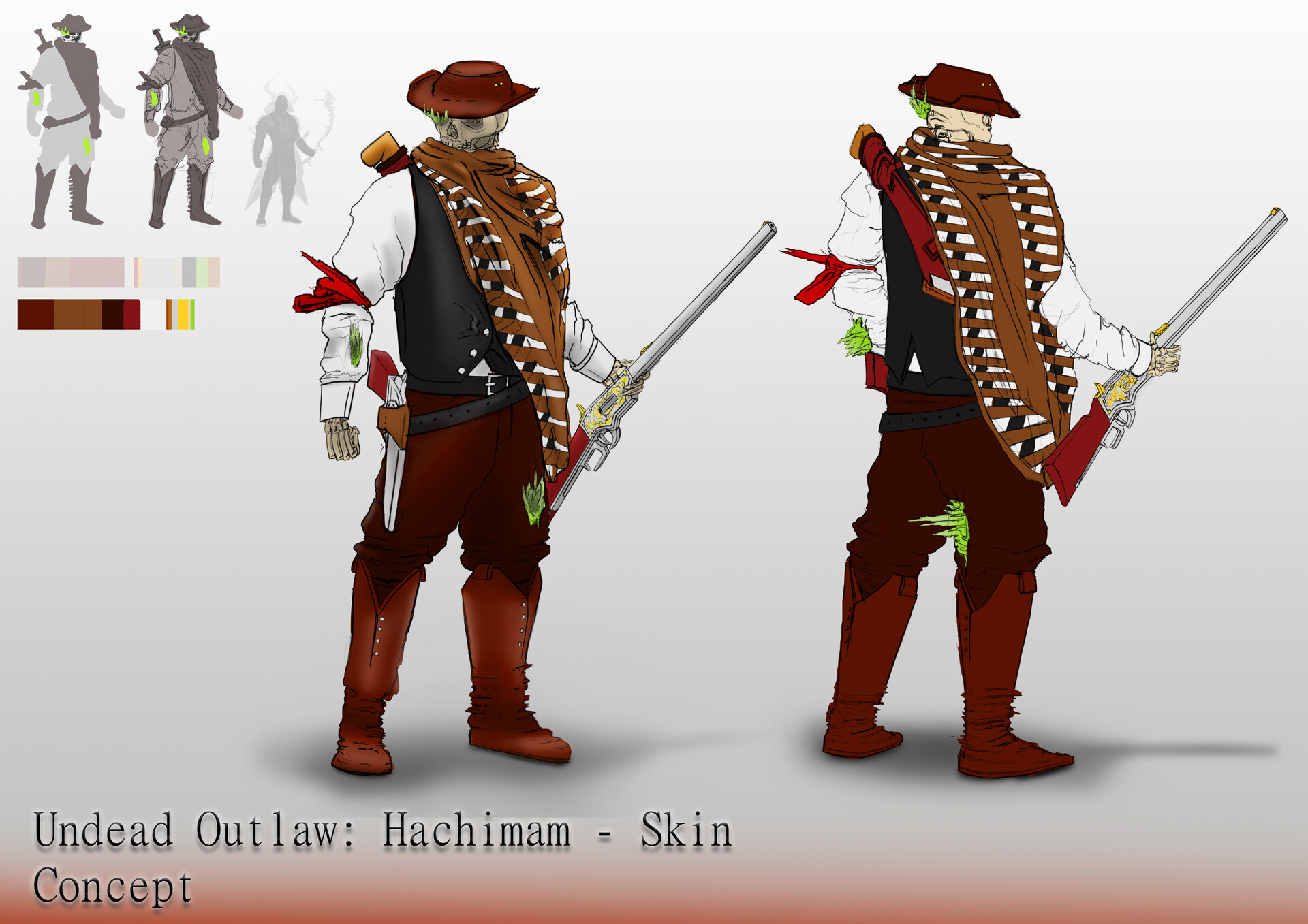 ArtStation - Hachiman - Fan Skin Idea