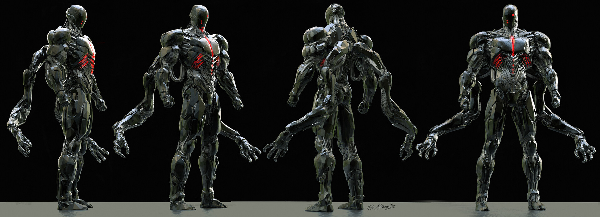 Jerad S. Marantz - Cyborg Arm Concept Art for Zack Snyders Justice Leauge