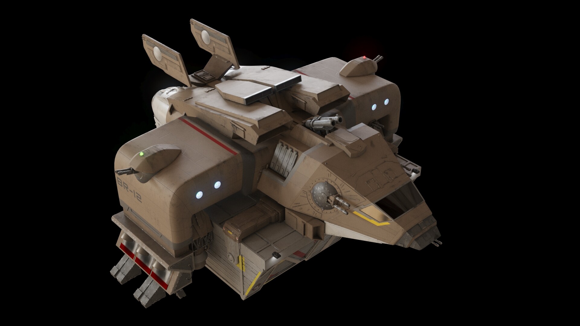 ArtStation - Starship Troopers dropship