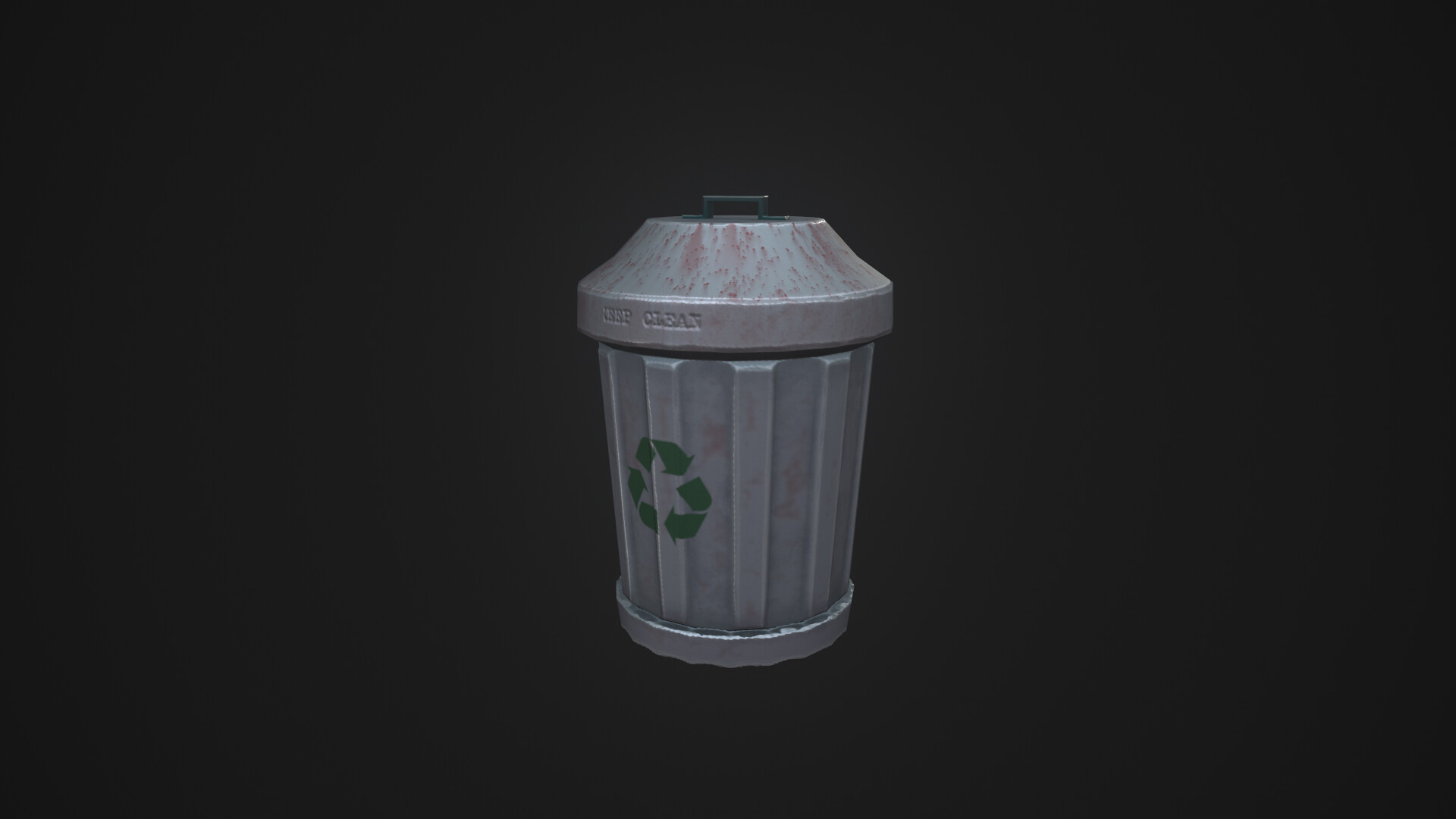 ArtStation - Stylized Trash Can