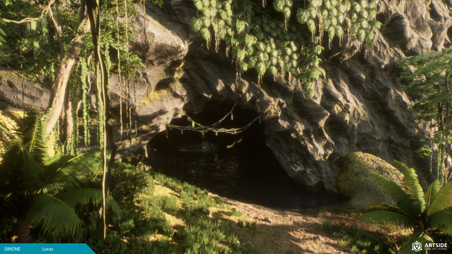 ArtStation - Tropical cave [UE4]