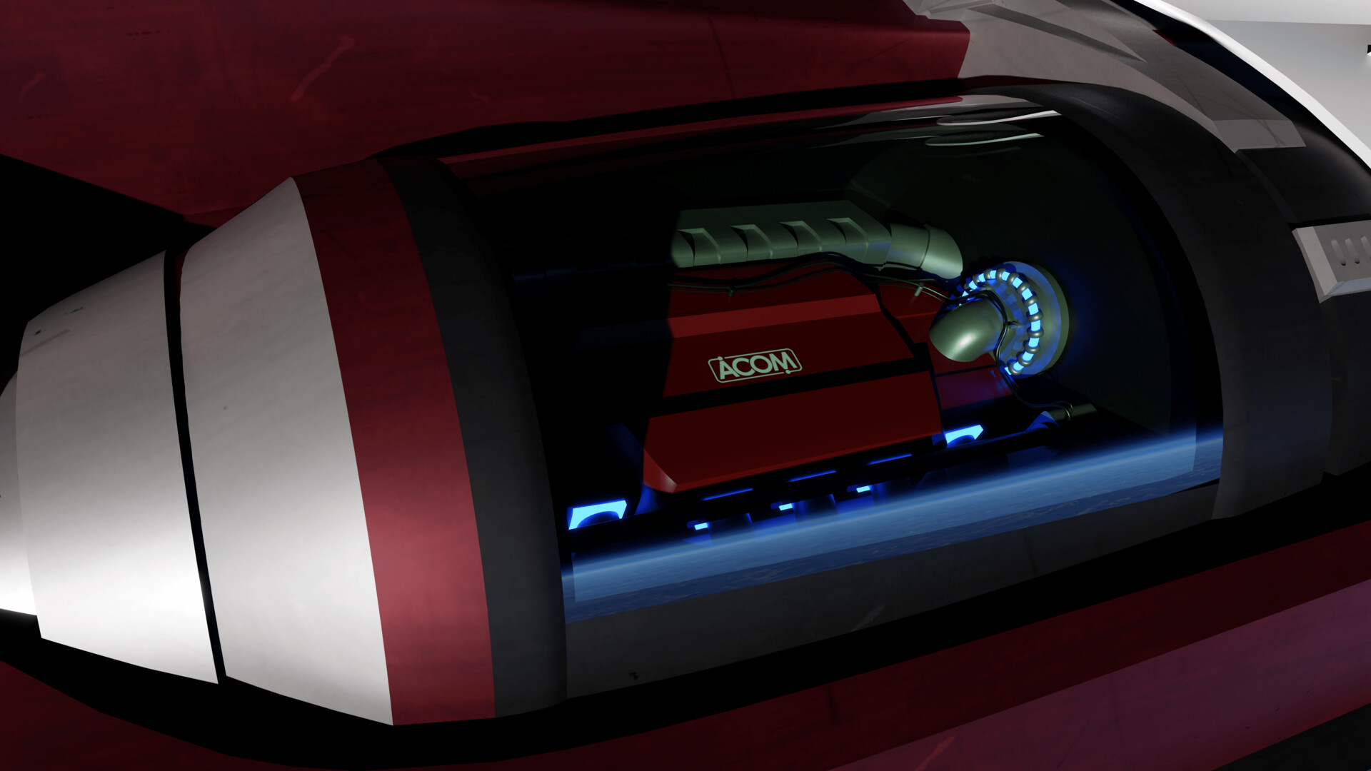 Paul Conti - Origin M50 Star Citizen fan art - 3d Modeling