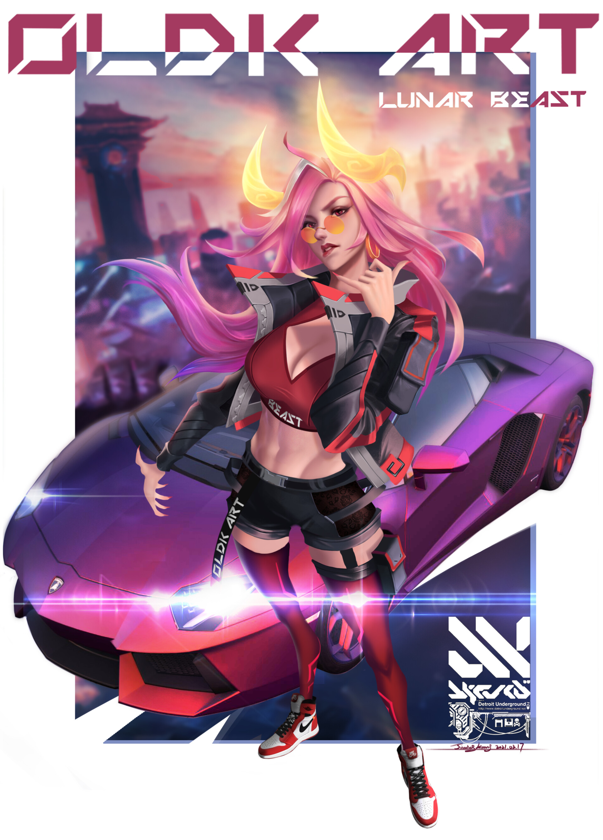 ArtStation - Lunar Beast Miss Fortune Fanart