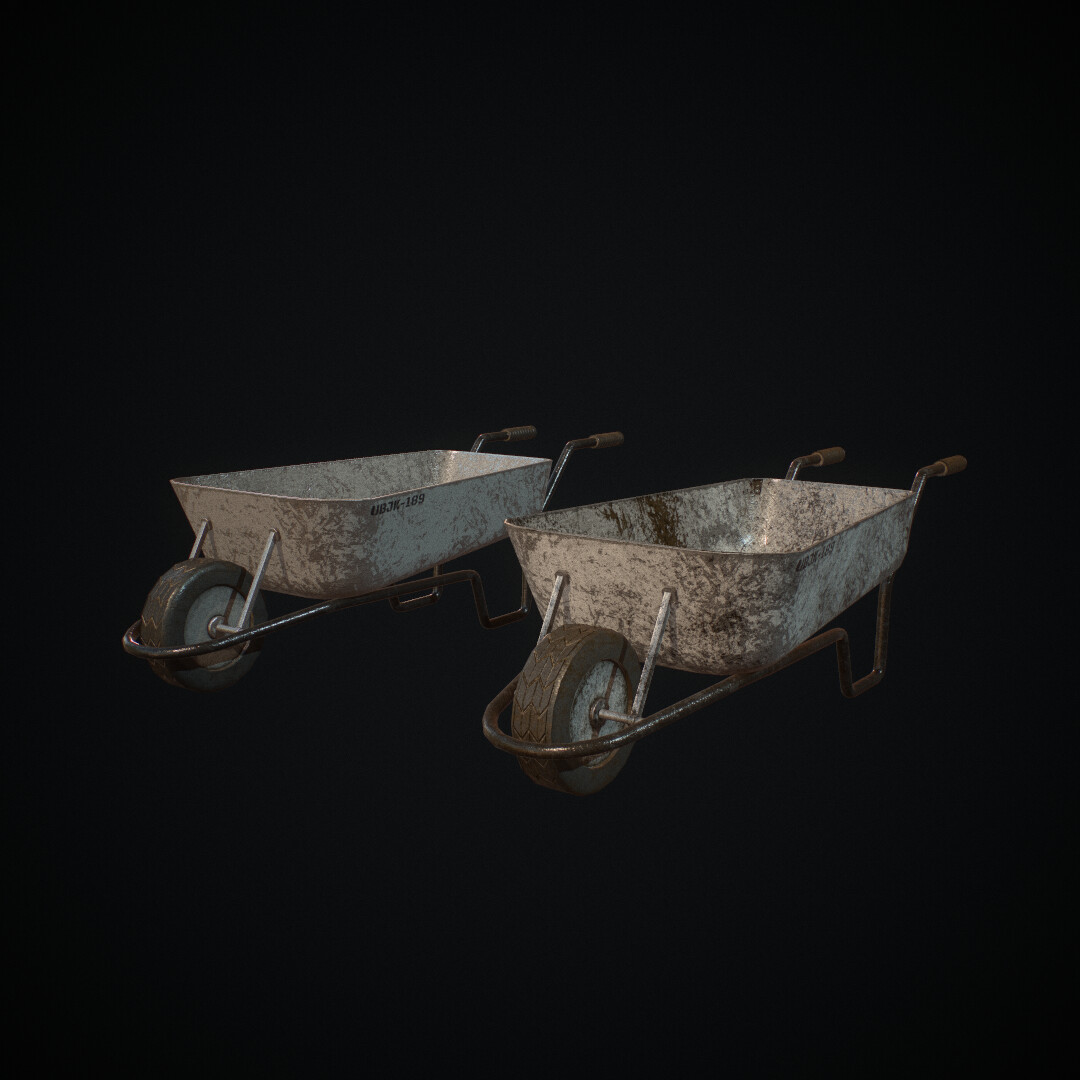 ArtStation - Wheelbarrow Game-prop