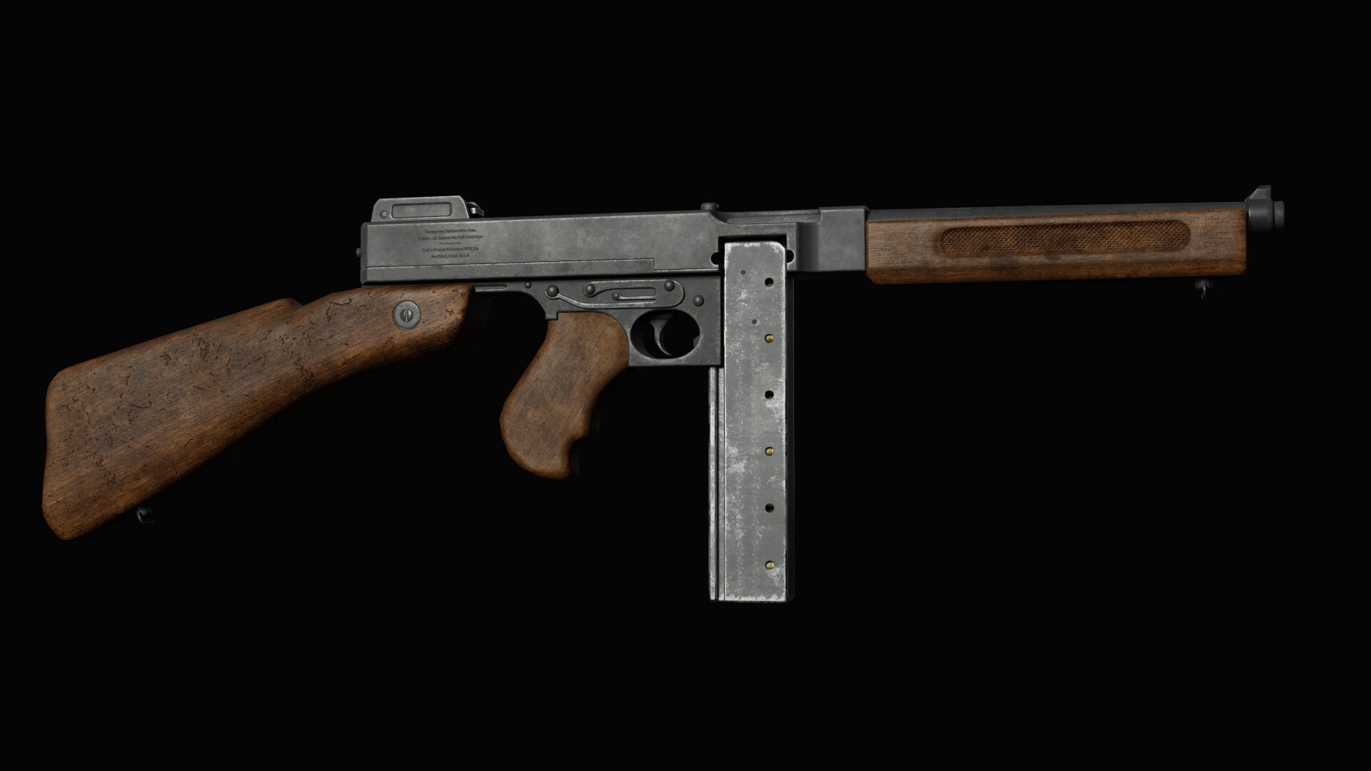 ArtStation - Thompson M1928 - Army Version
