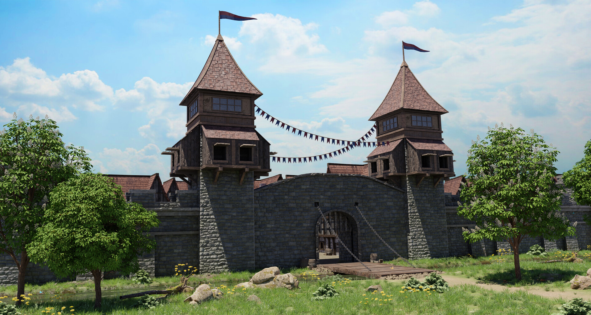 ArtStation - Medieval Gate