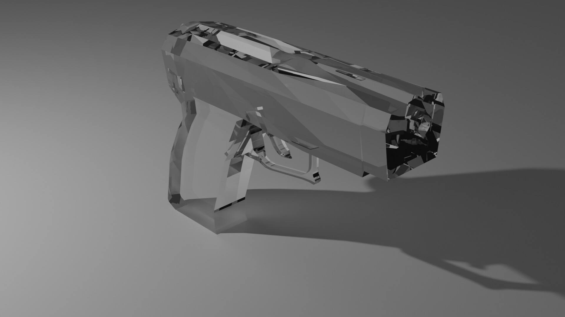 ArtStation - Gun Low Poly