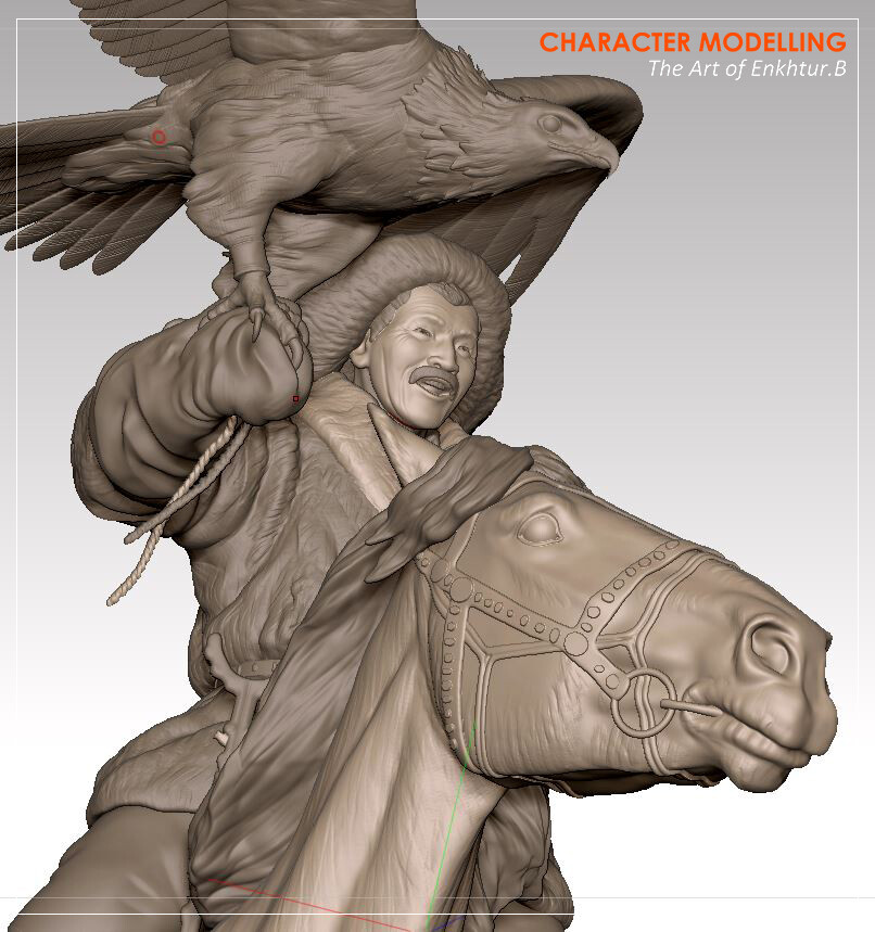 ArtStation - Mongolian Hawk hunter