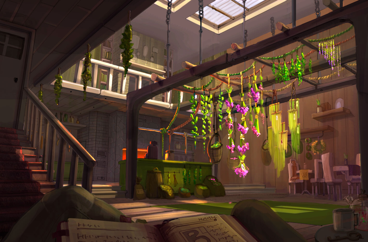 ArtStation - Herbalist's house and shop