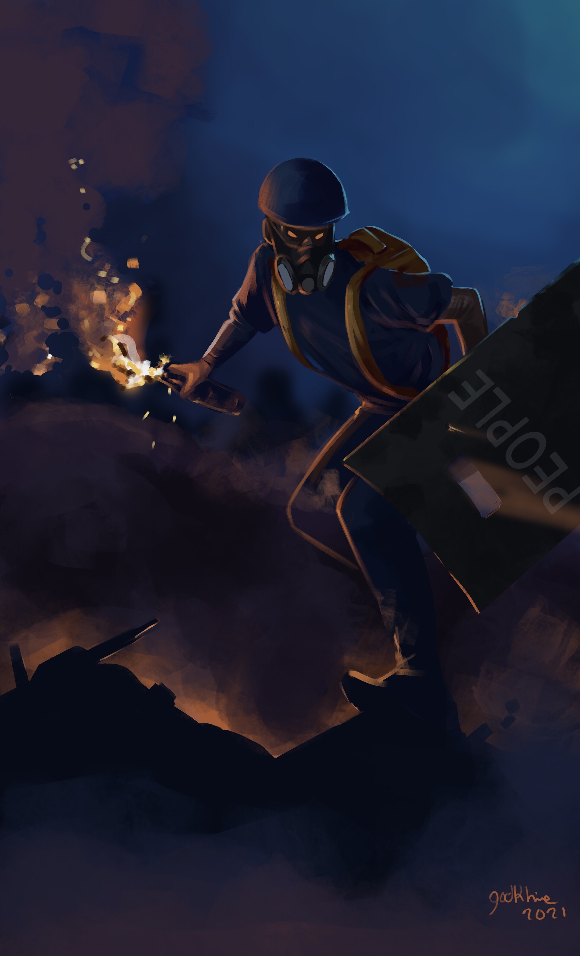 ArtStation - Front line warriors