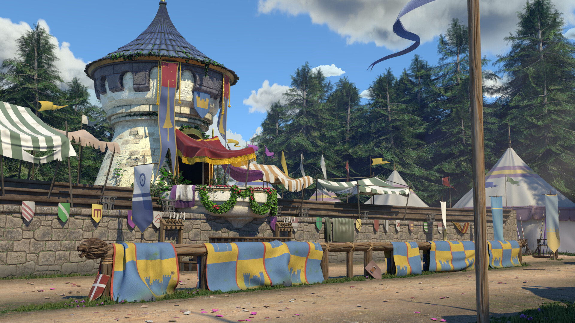 Medieval Jousting Arena