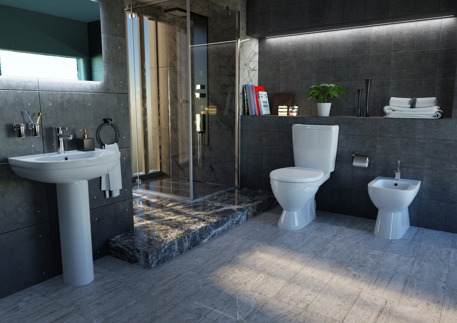 ArtStation - Bathroom Visualization