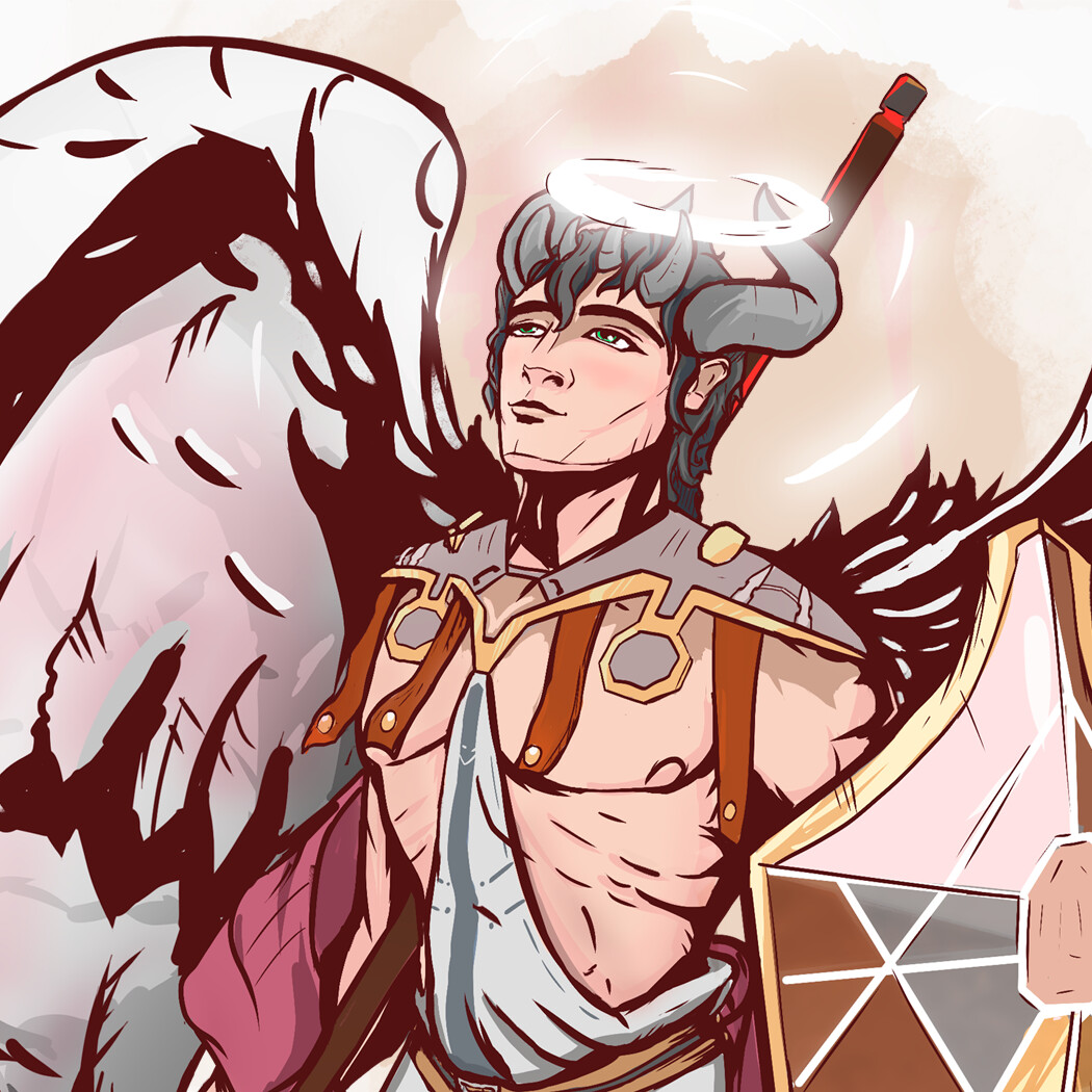 ArtStation - Xzayvion, Archangel of the Raei DnD NPC