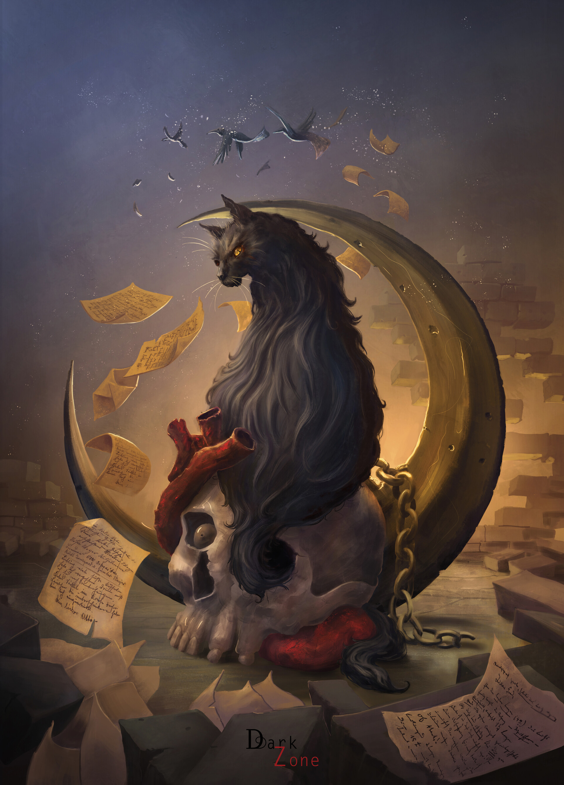 ArtStation - Gothica - Book cover art