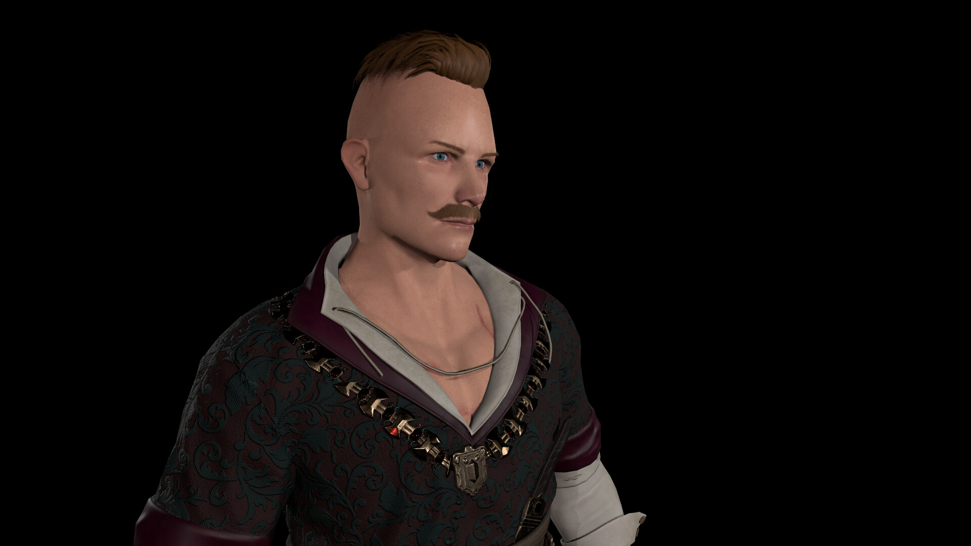 ArtStation - Fan Art of Olgierd Von Everec (Game-ready)