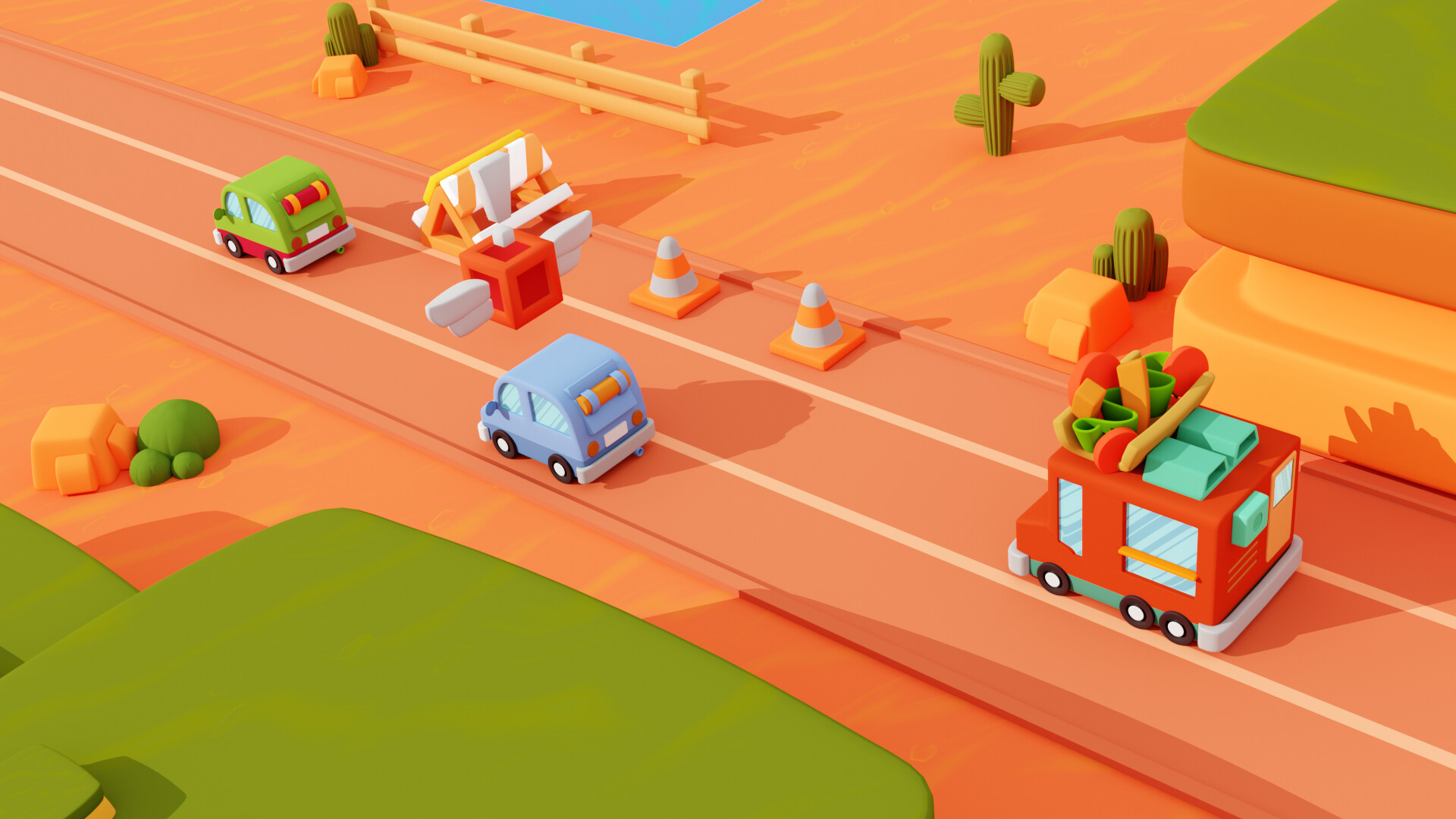 ArtStation - stylized cars