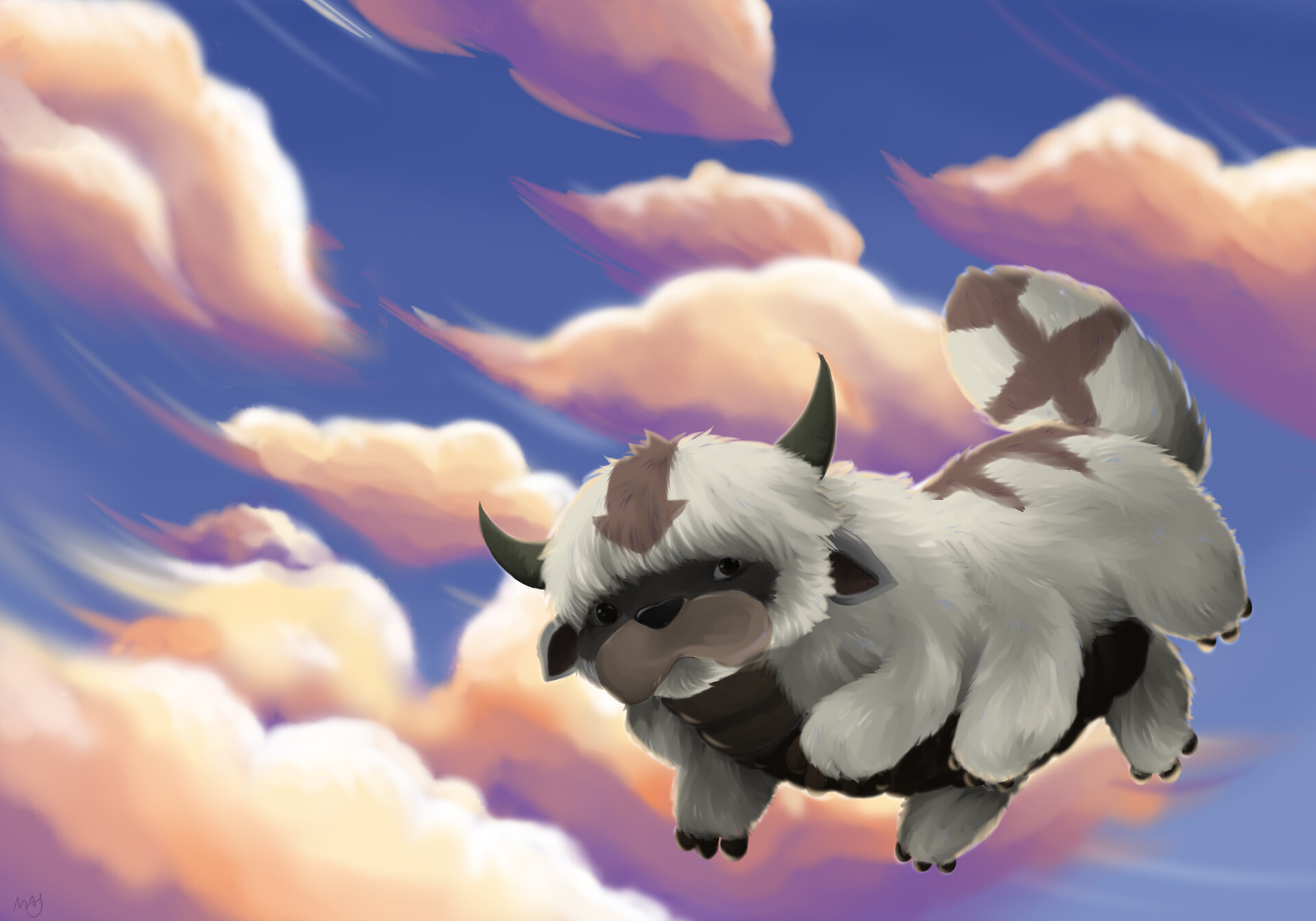 ArtStation - Appa in Flight