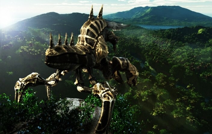 ArtStation - Cliff monster