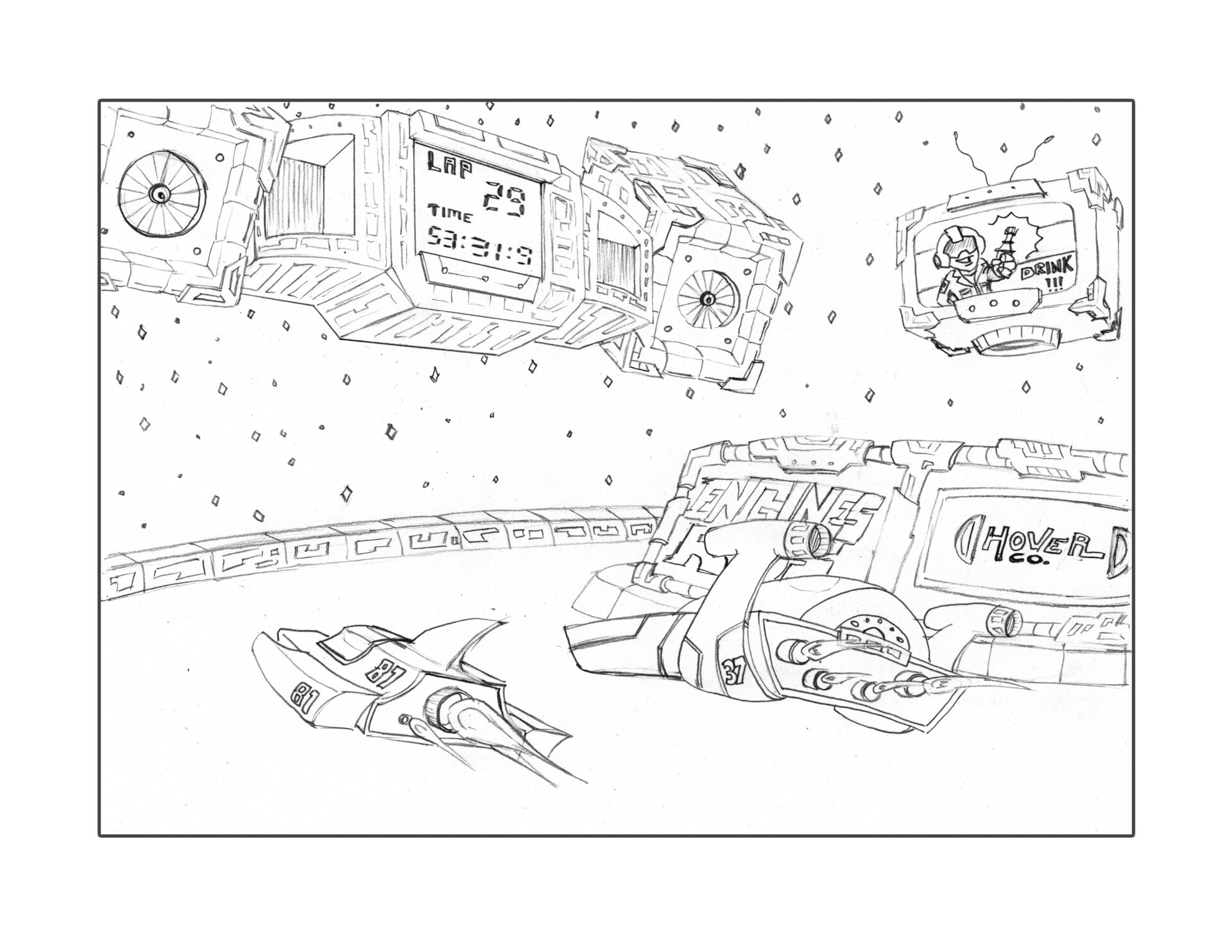 ArtStation - Pre-animation Portfolio Samples: Layout Design