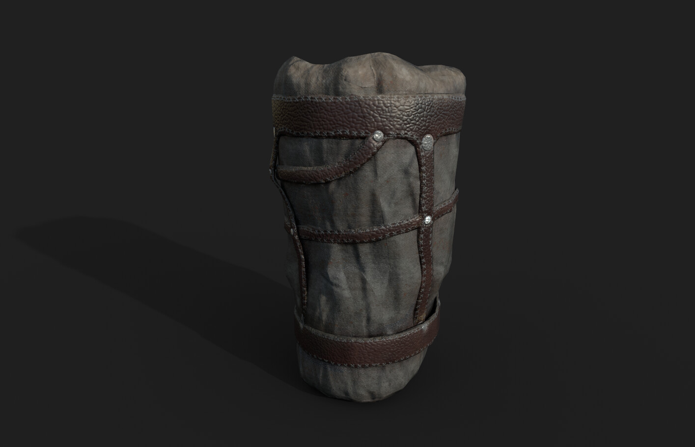 ArtStation - Post apo lower leg cloth and leather armor