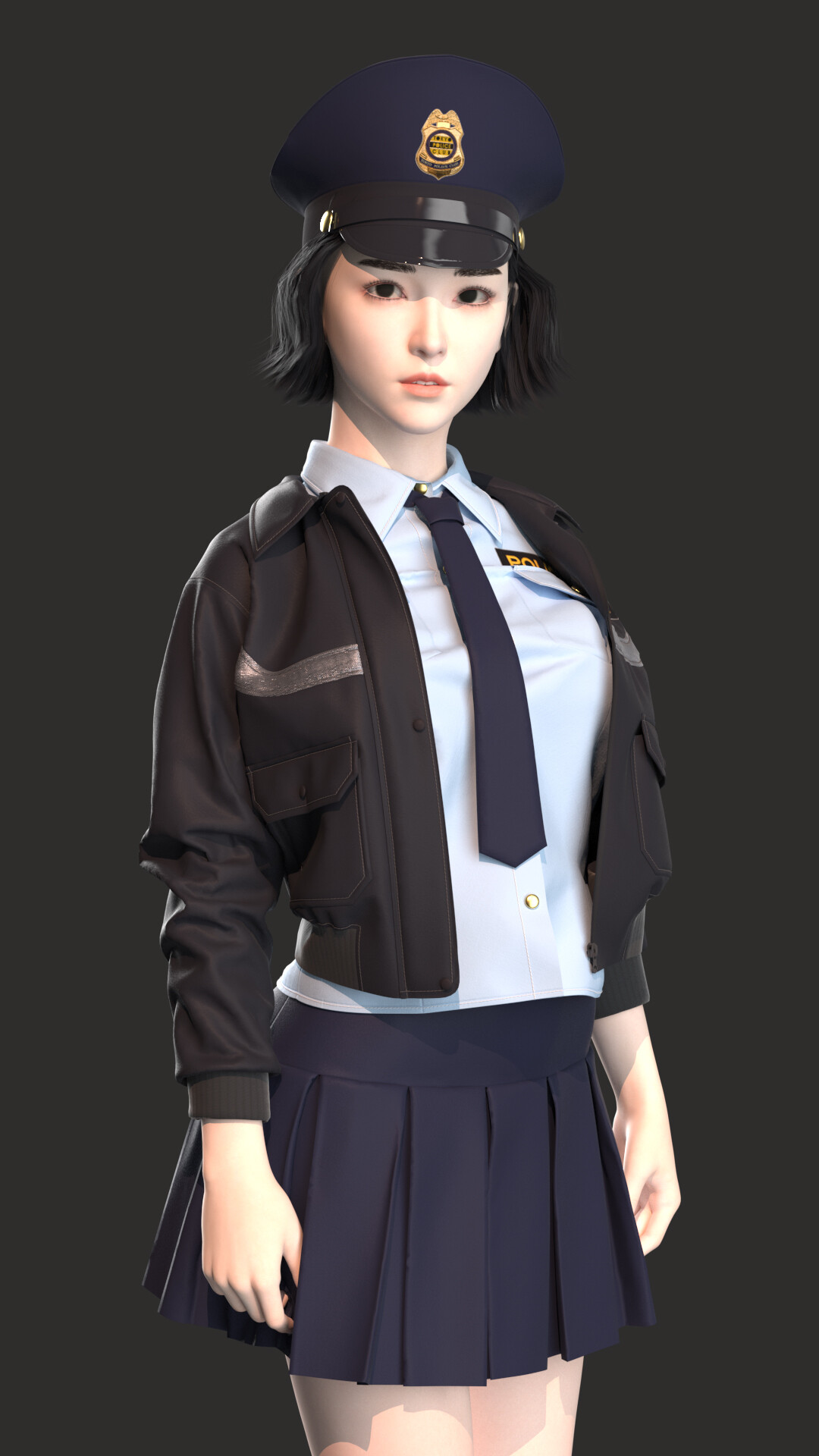 ArtStation - Stylized police uniform