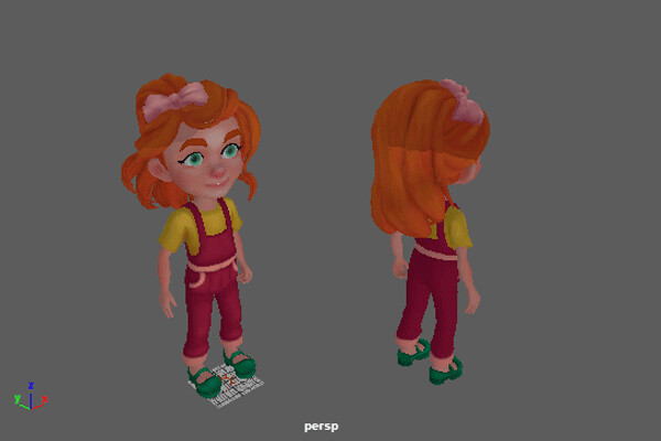 ArtStation - Girl Animation