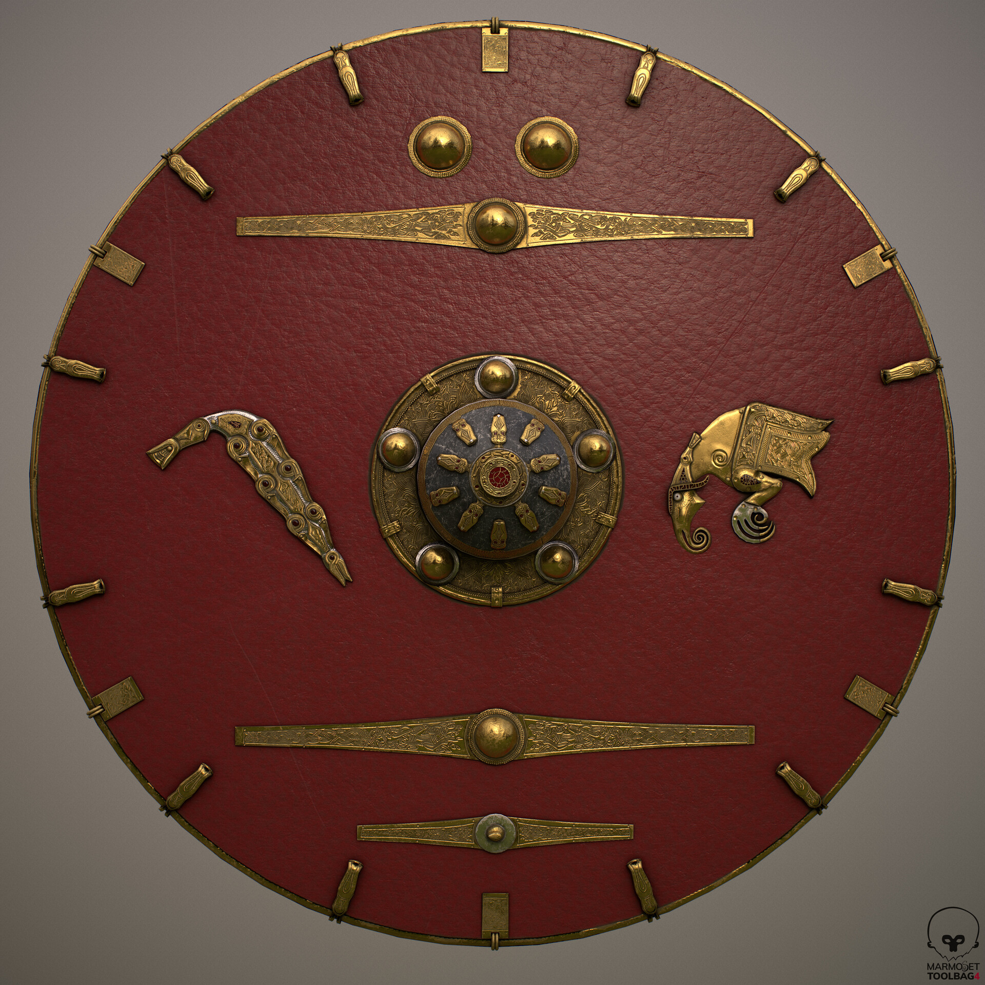 Josh Stoneley 3D Art - King Rædwald's Shield (Realtime)