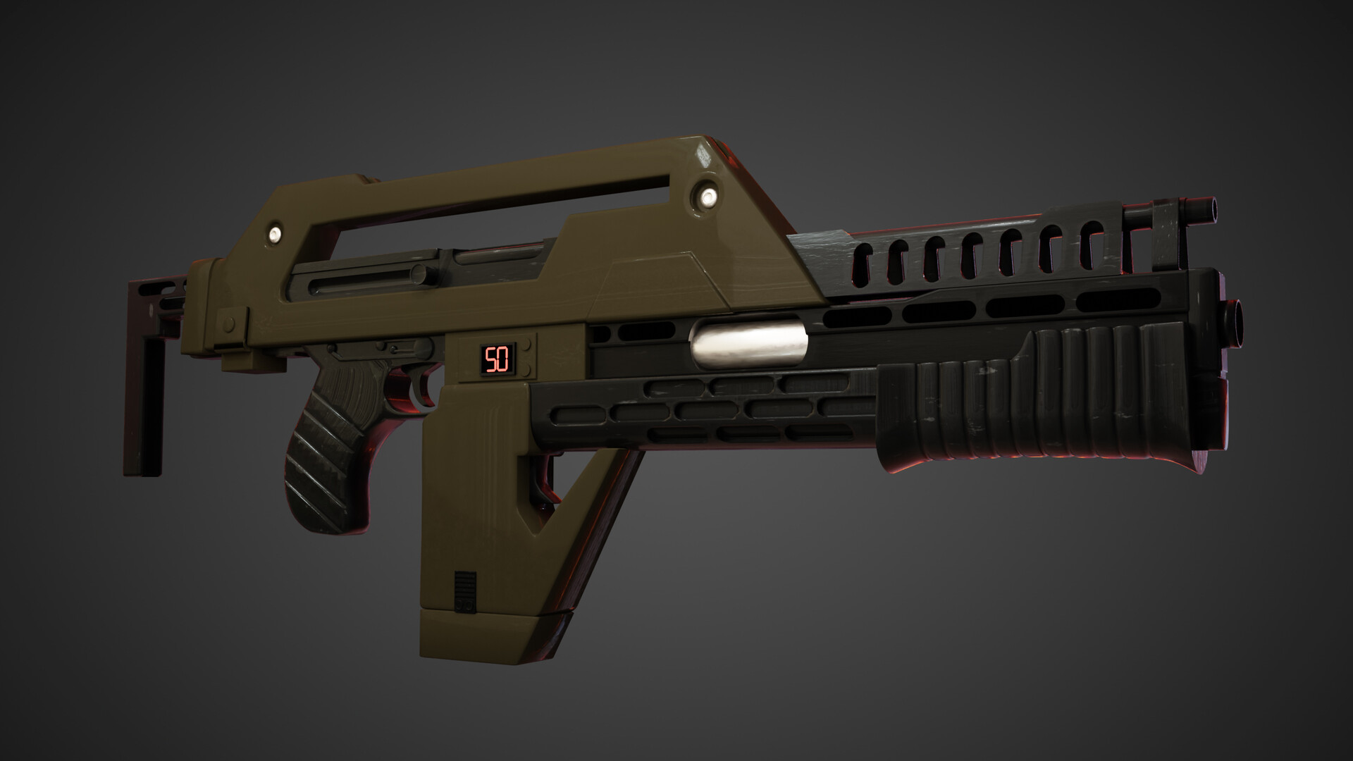 ArtStation - M41A Pulse Rifle