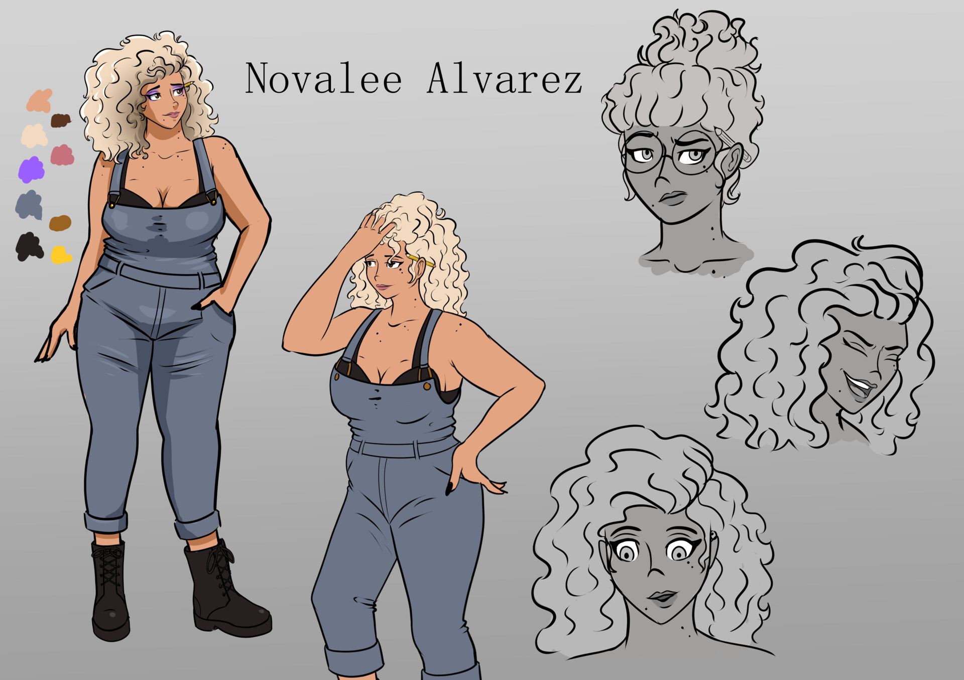 ArtStation - Novalee Character Sheet