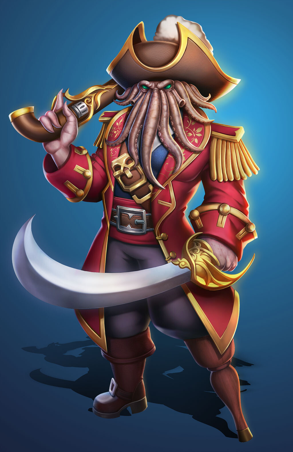 ArtStation - Octopus pirate