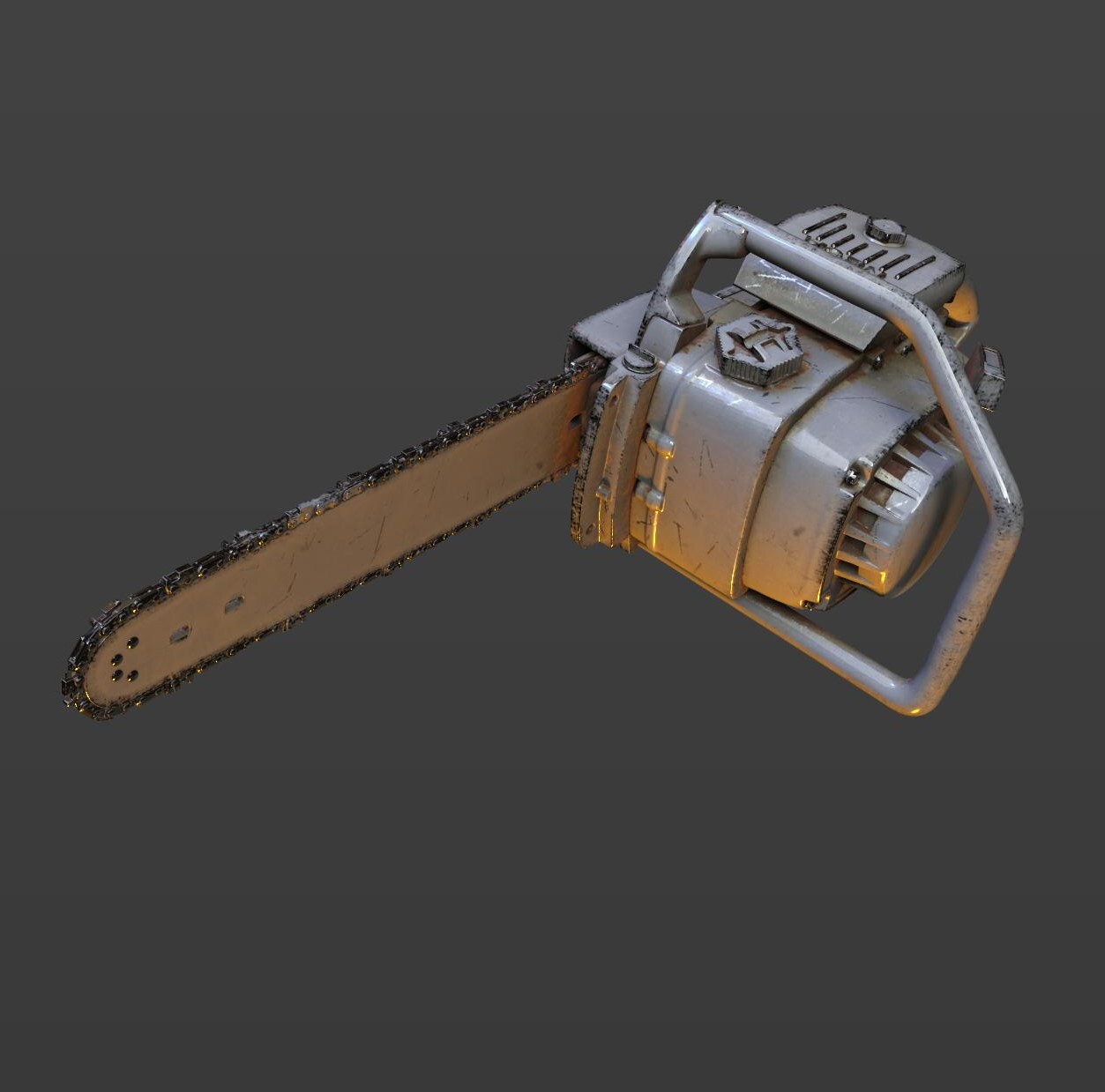 ArtStation - Chain saw "Evil Dead" Accessories- NECA