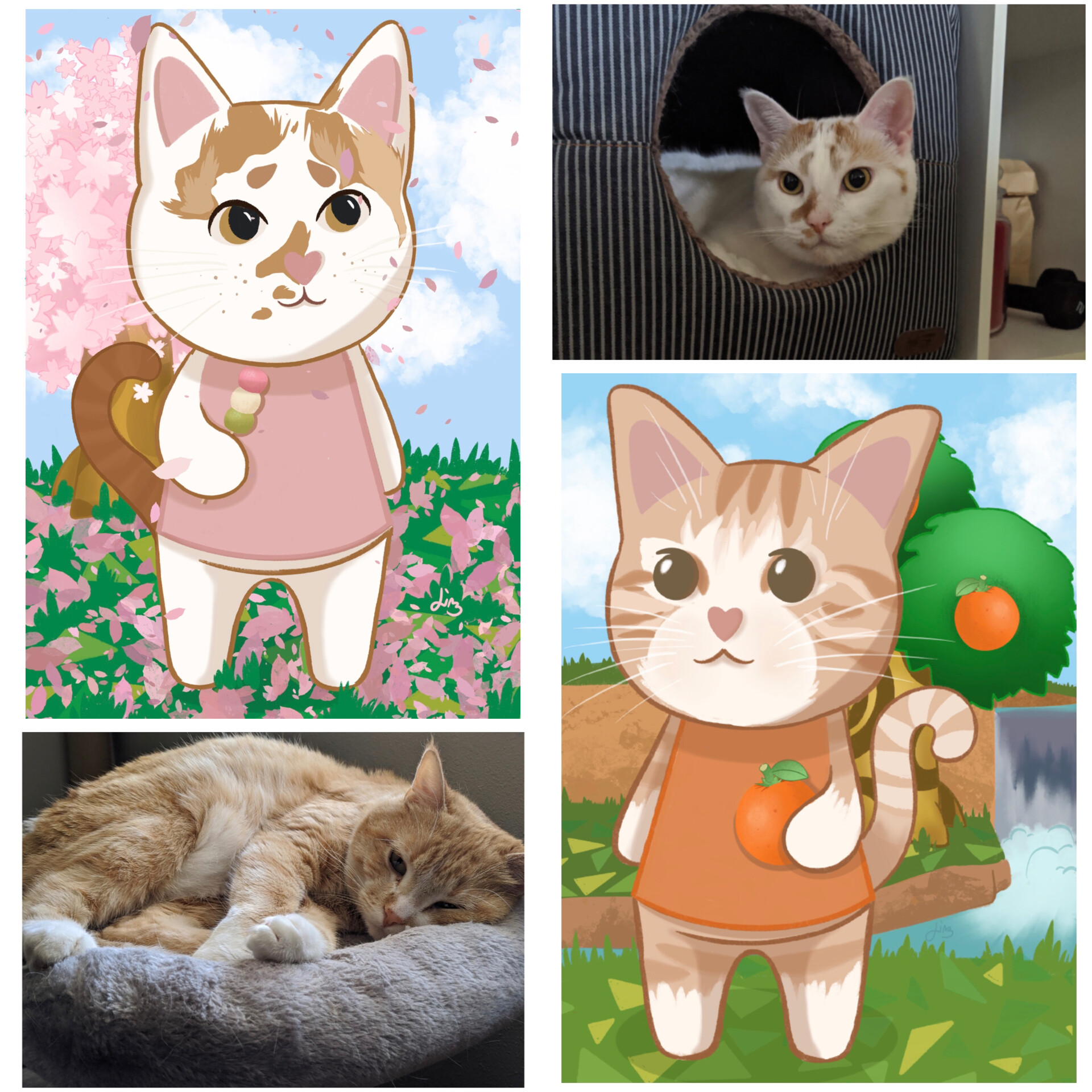 ArtStation - Animal Crossing pet portraits