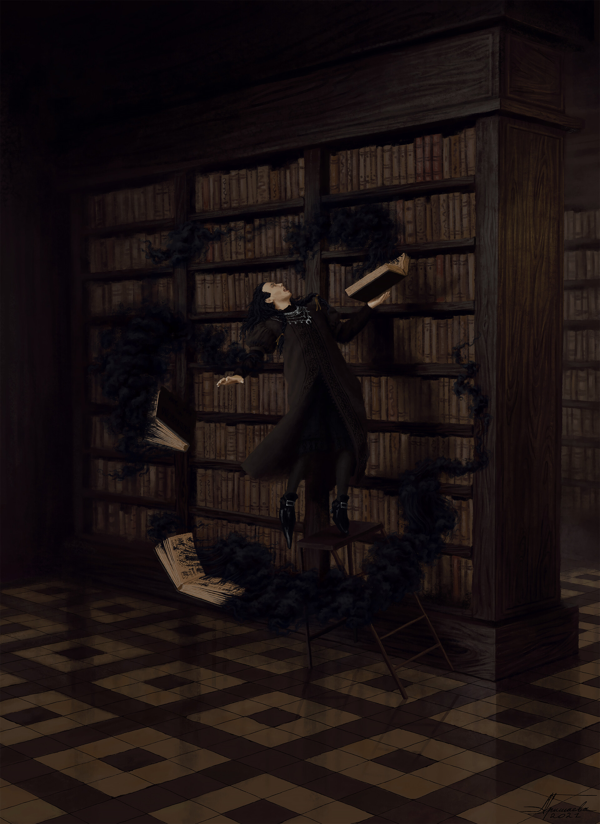 ArtStation - Forbidden books that no one should open