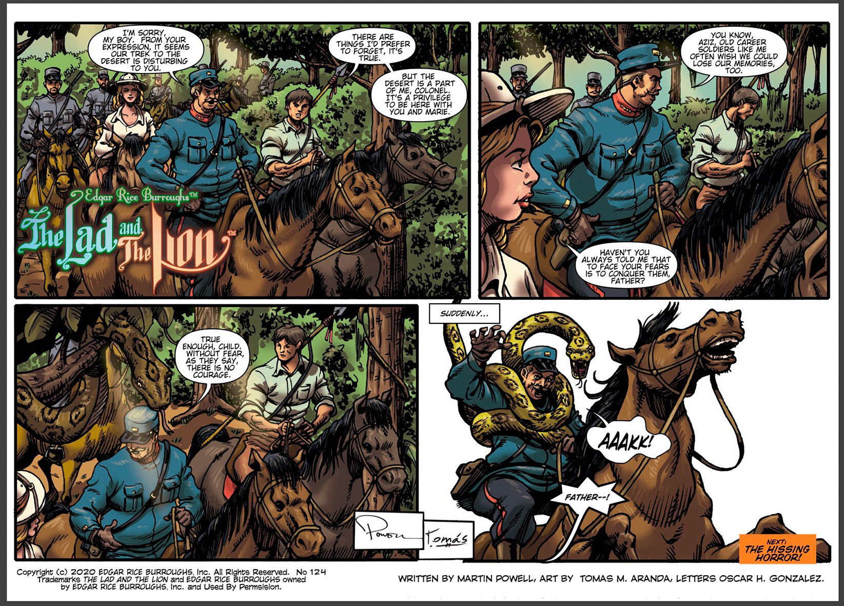 ArtStation - The Lad and the Lion comicstrip