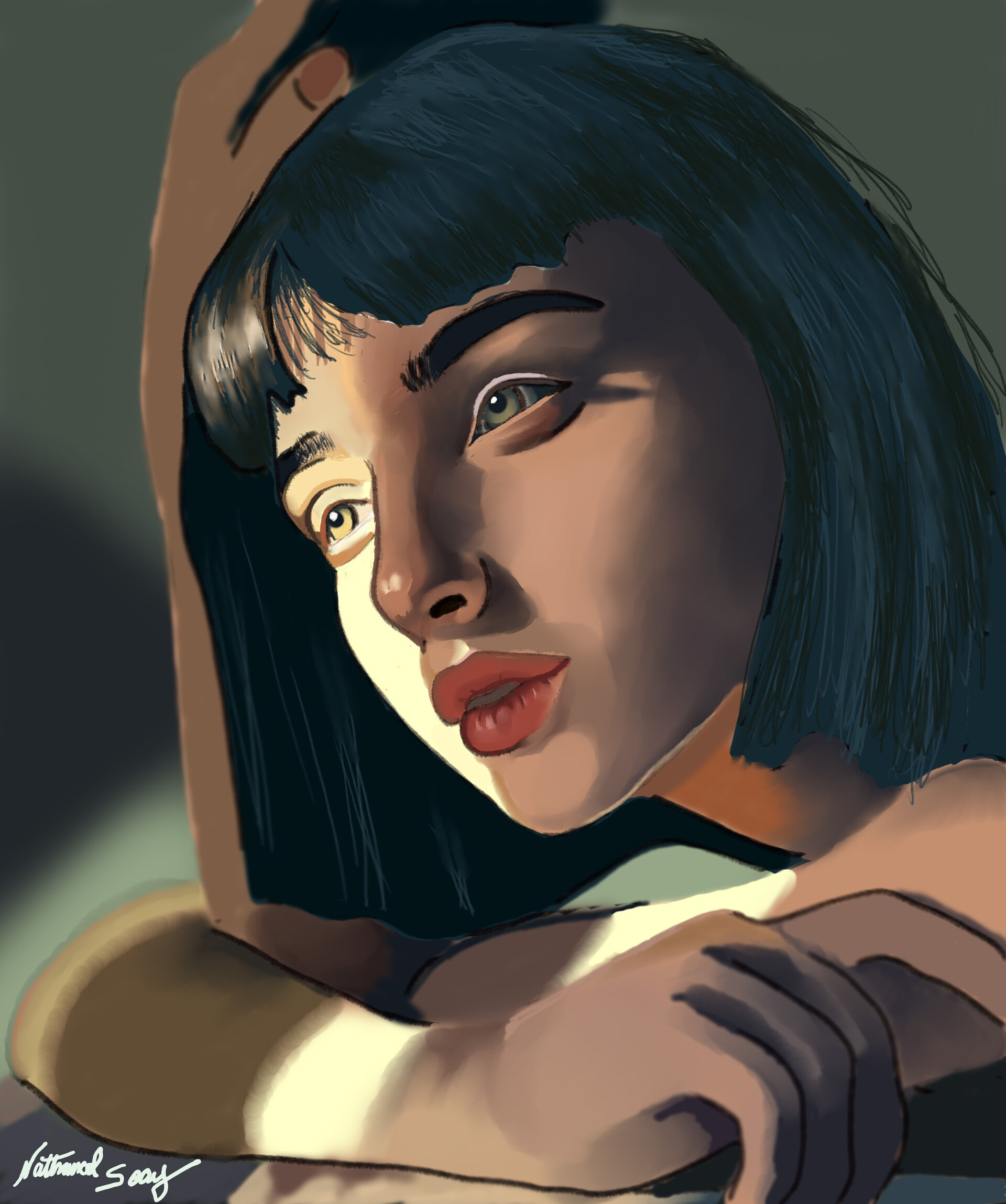 ArtStation - Light girl